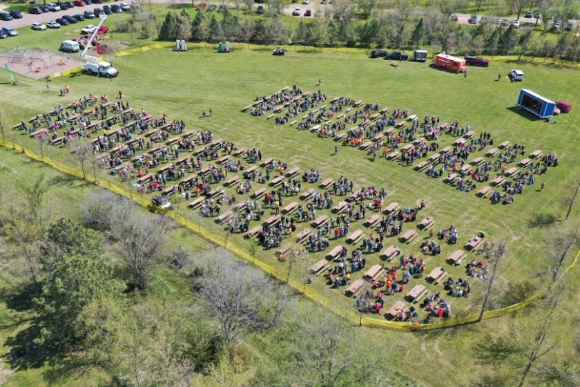 Fort Stevenson State Park claims s'mores world record