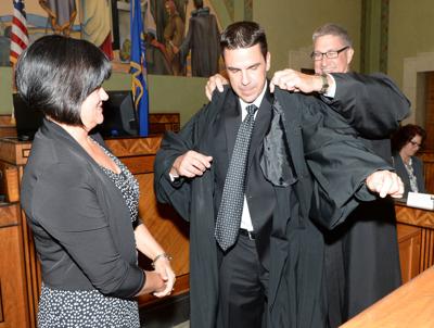 Grinsteiner takes up judge's gavel