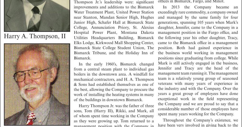 The H.A. Thompson & Sons' Story