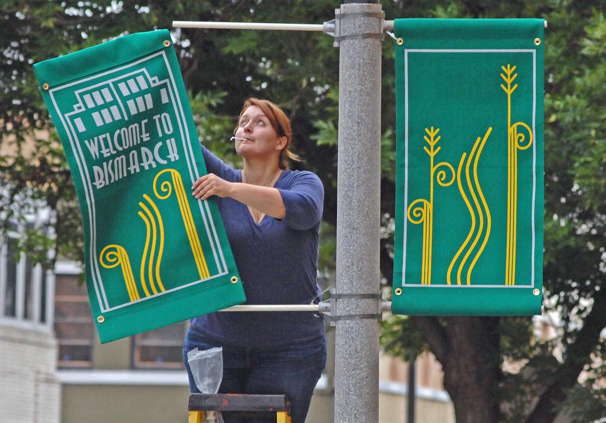 New banners downtown establish brand for Bismarck