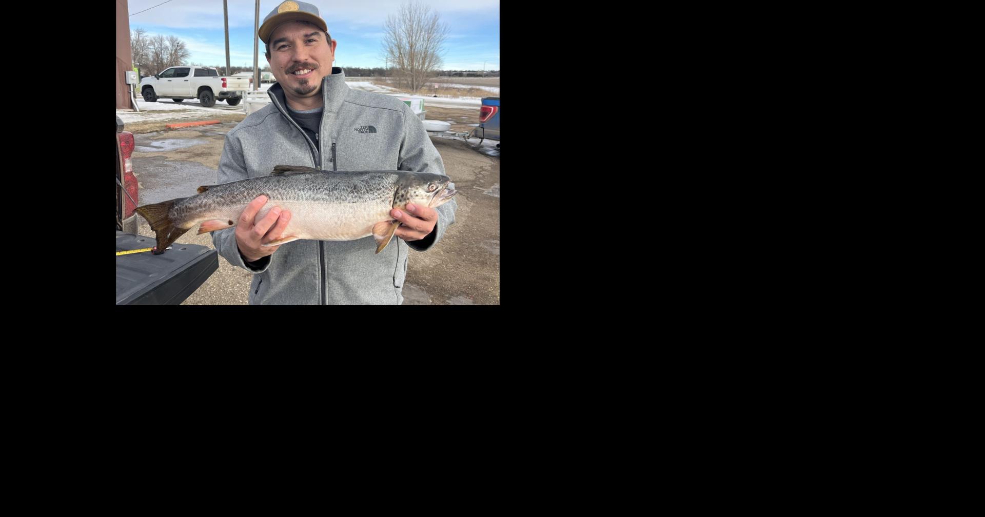 Minot angler Evan Trottier lands state record tiger trout