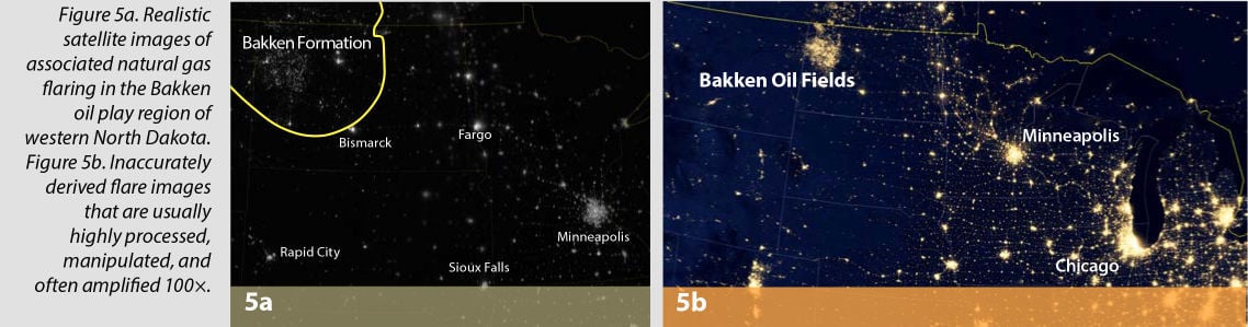 Study: Bakken natural gas flare satellite images aren't accurate