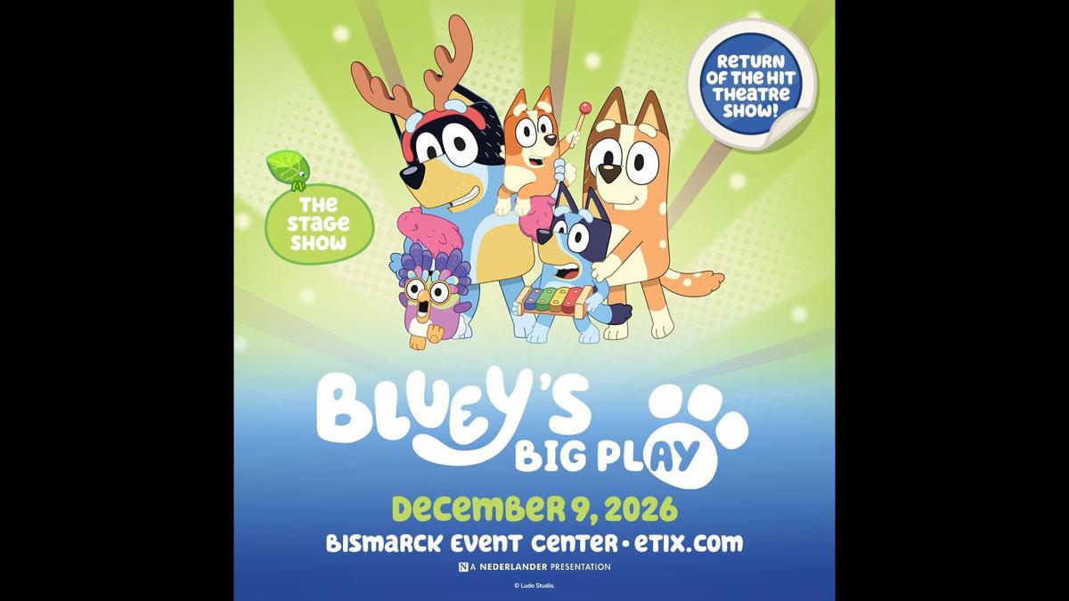 'Bluey's Big Play' coming to Bismarck in December