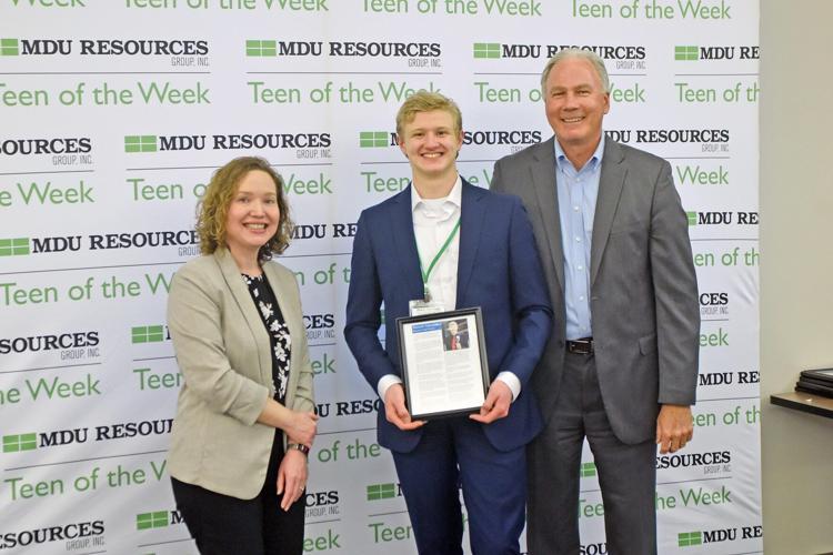 Century High School's Chance Bowlinger named MDU’s Teen of the Year