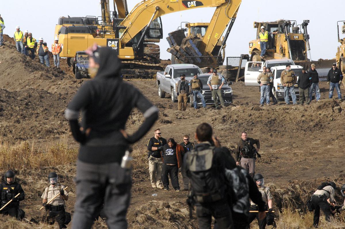 PHOTOS: DAPL protesters removed from north camp