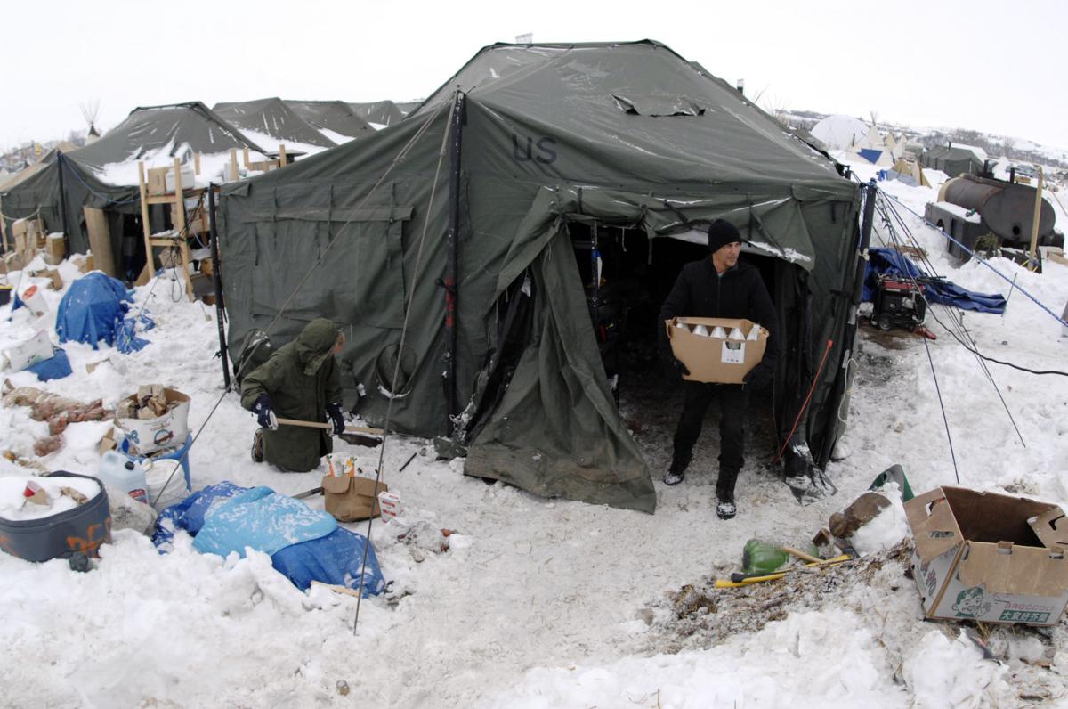 The slow teardown of the Oceti Sakowin DAPL protest camp