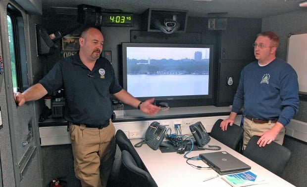 FEMA van keeping an eye on Bismarck-Mandan