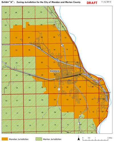 Morton strikes shared zoning boundaries with Mandan