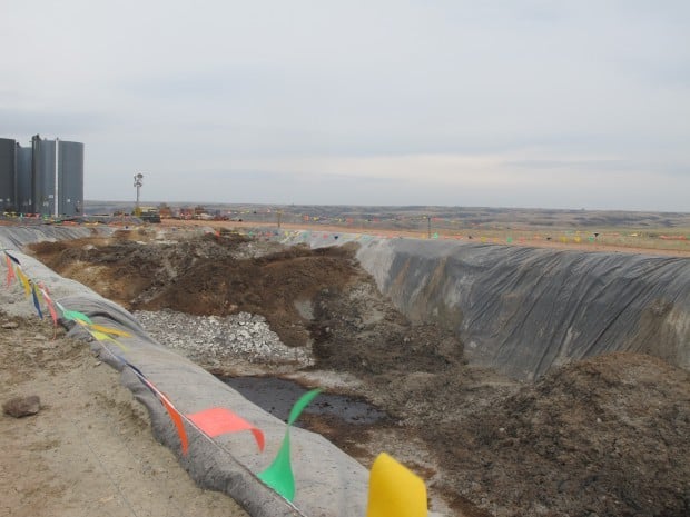 Fly ash is being turned into a solidifying agent for drilling waste pits