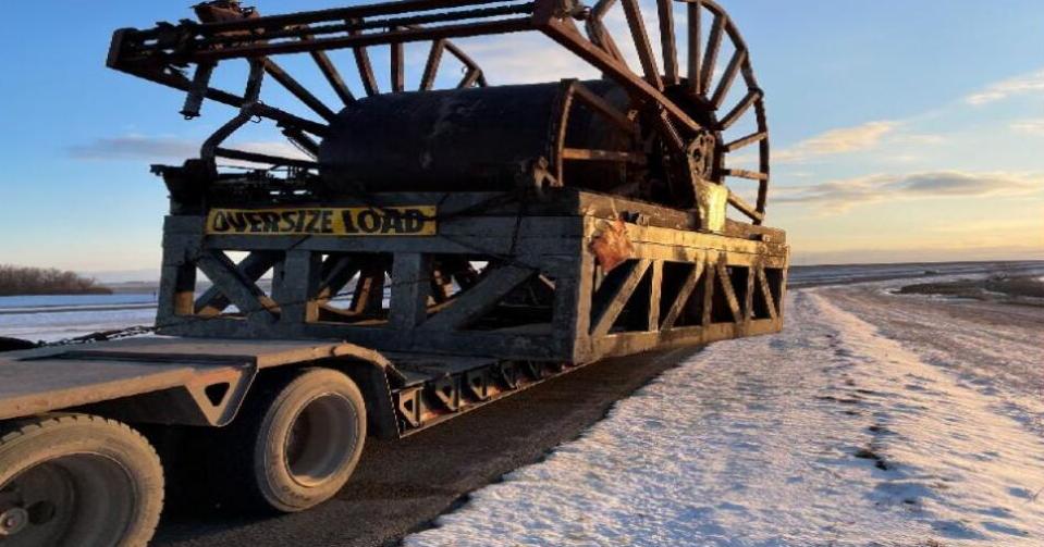 Oversize load strikes I-94 bridge