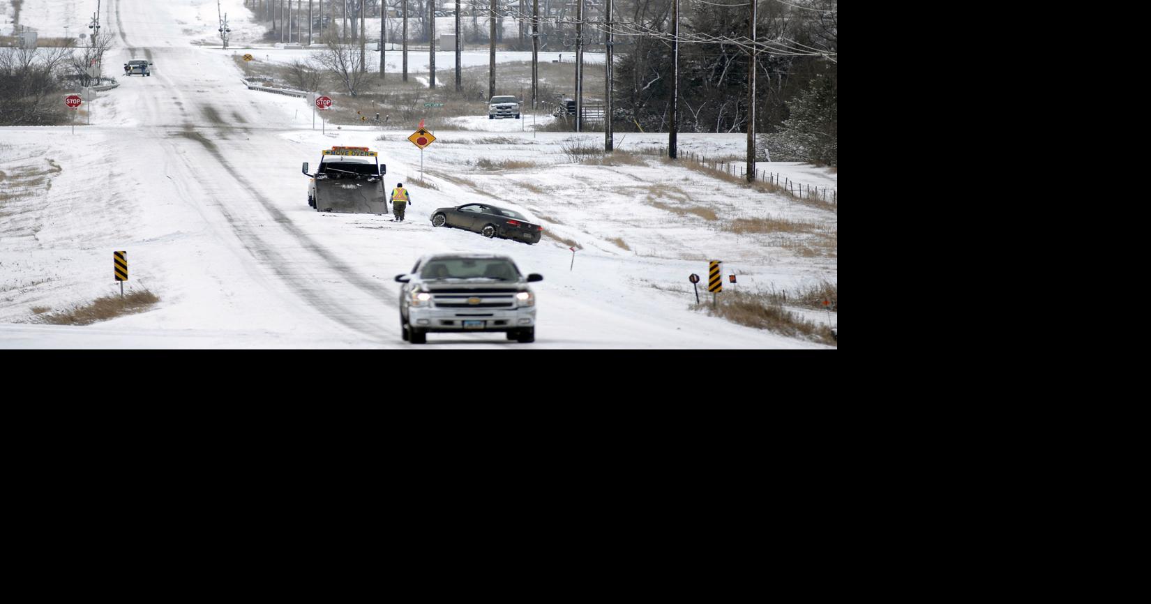 Dozens of snow-related accidents impede winter travel
