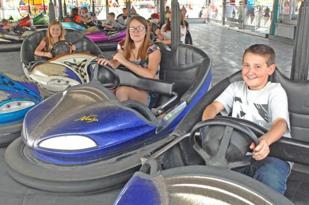 Kids love the fair rides