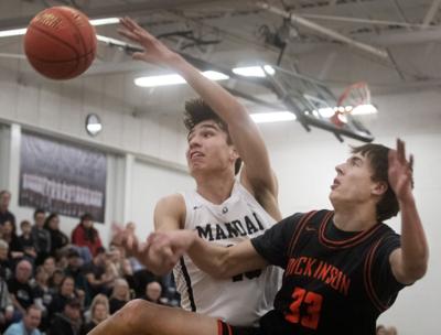 Sheldon, Dvorak put on show but No. 3 Mandan too much for Dickinson