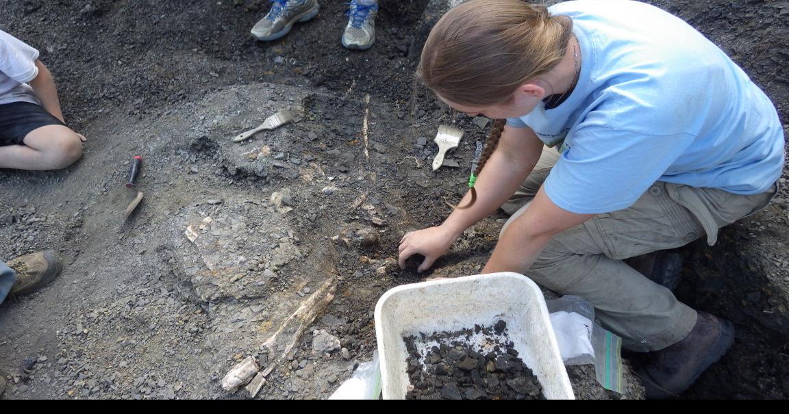Outdoor excursions include finding fossils