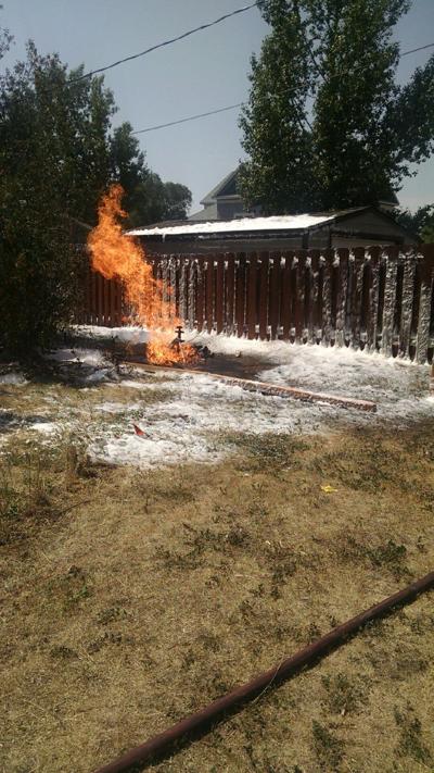 20 people evacuated during natural gas fire in Hebron