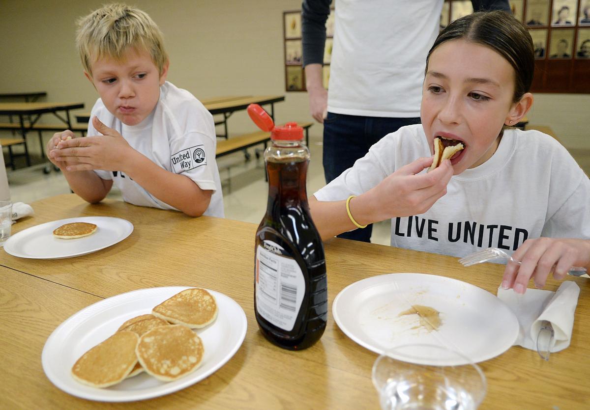 United Way pancake breakfast teaches importance of volunteering