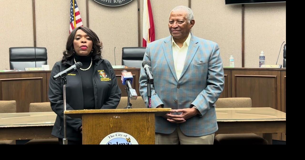 Rep. Terri Sewell, Selma Mayor James Perkins give tornado relief update ...