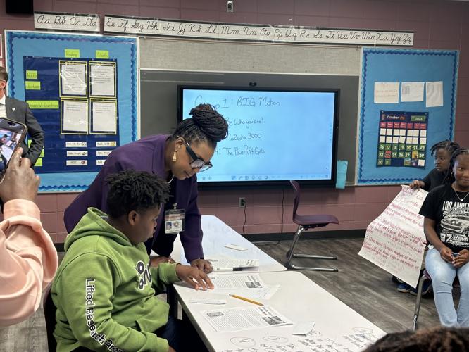 State Superintendent Eric Mackey visits Selma, speaks about rural education issues at Rotary ...