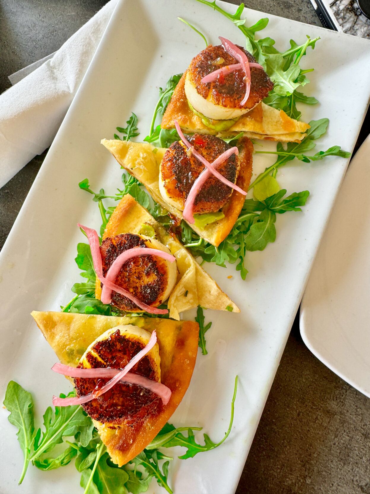 Scallop tostadas | | blockislandtimes.com