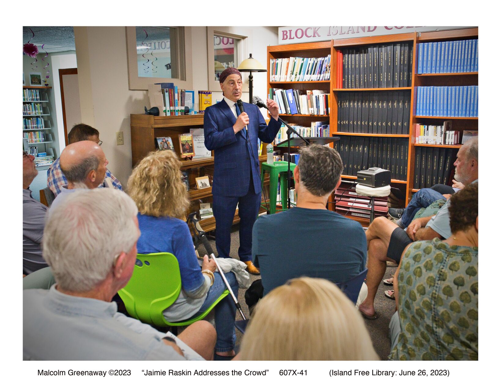 Jamie Raskin pays a visit to Block Island | News | blockislandtimes.com