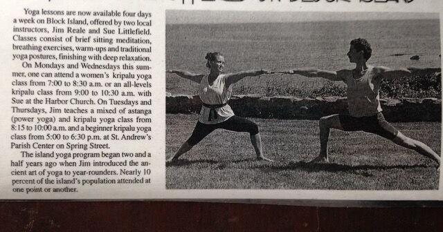The history of Block Island Yoga | News | blockislandtimes.com