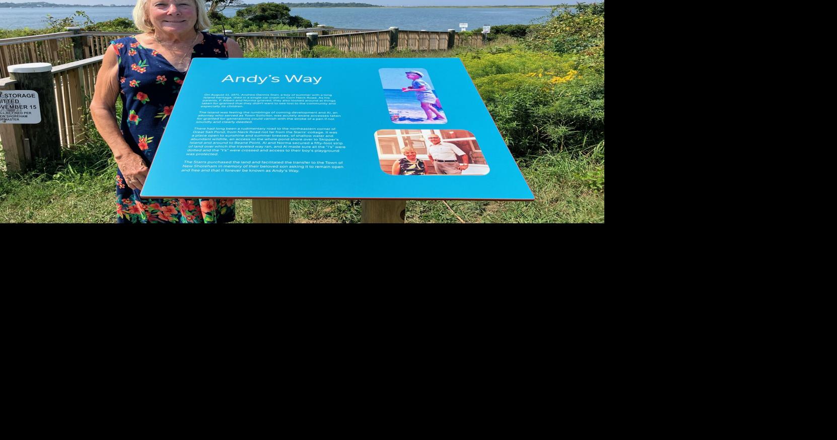 New signage at Andy’s Way tells its story | News | blockislandtimes.com