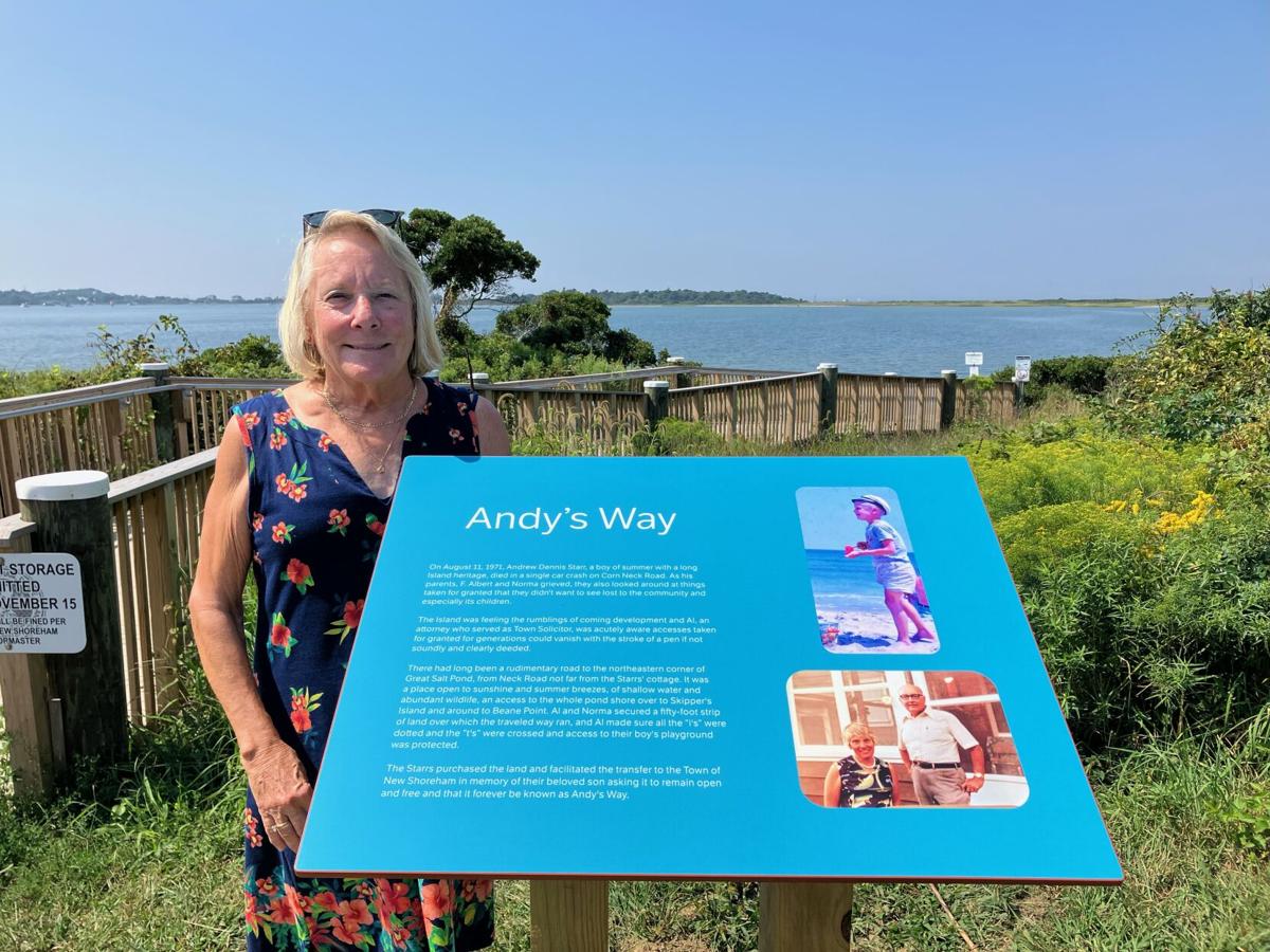 New signage at Andy’s Way tells its story | News | blockislandtimes.com
