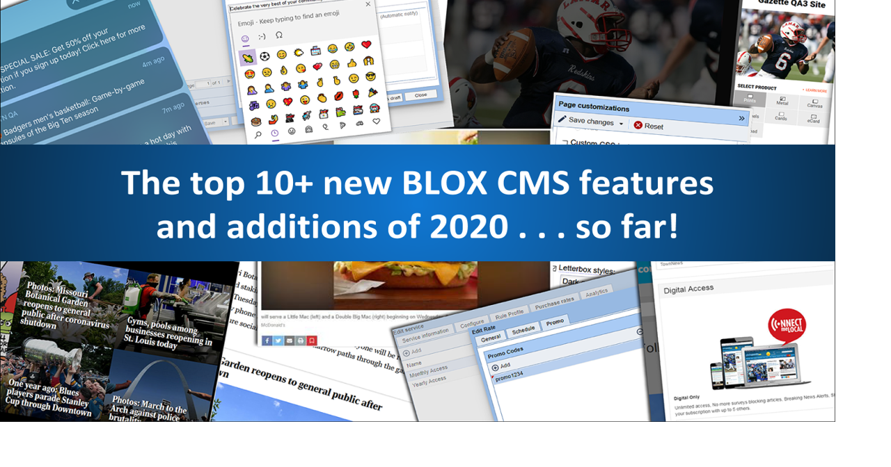 Webinar | The top 10+ new BLOX CMS features and additions of 2020 (so ...