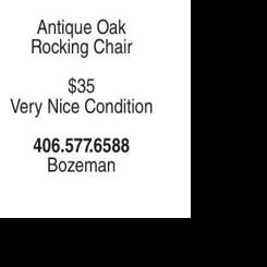 Antique Oak Rocking Chair $35 Very | Antiques & Collectibles ...