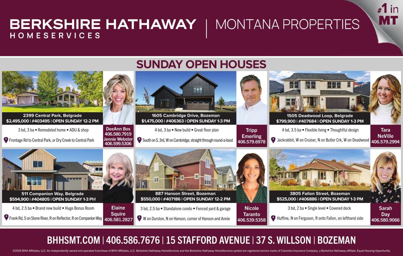 Open House Ad 6x6.25 | Open Houses | bozemandailychronicle.com