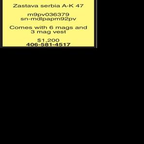 FOR SALE Zastava serbia A-K 47 | Firearms | bozemandailychronicle.com