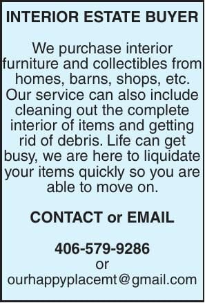 Interior Estate Buyer We purchase | Auctions | bozemandailychronicle.com