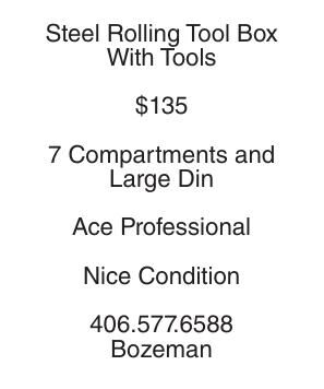 Steel Rolling Tool Box With Tools | Miscellaneous ...