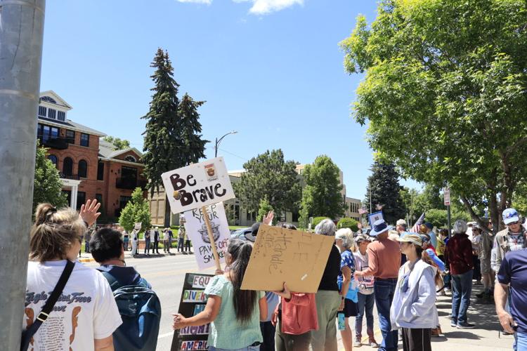 People protest county ICE agreement outside courthouse | News ...