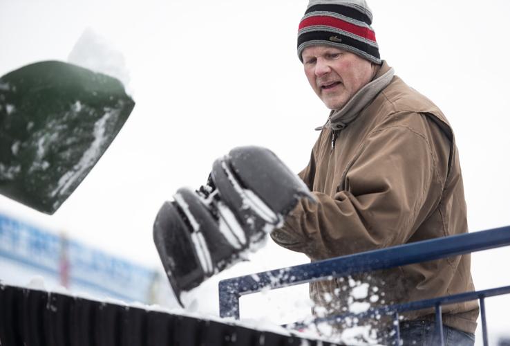 Grab a shovel: Volunteers pitch in to clear Bobcat Stadium of snow ...