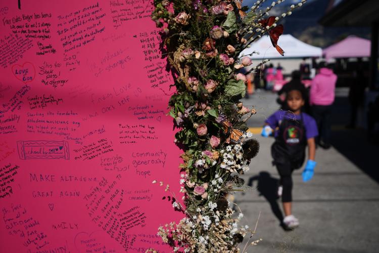 Mourners mark a year since Los Angeles wildfires, in photos ...