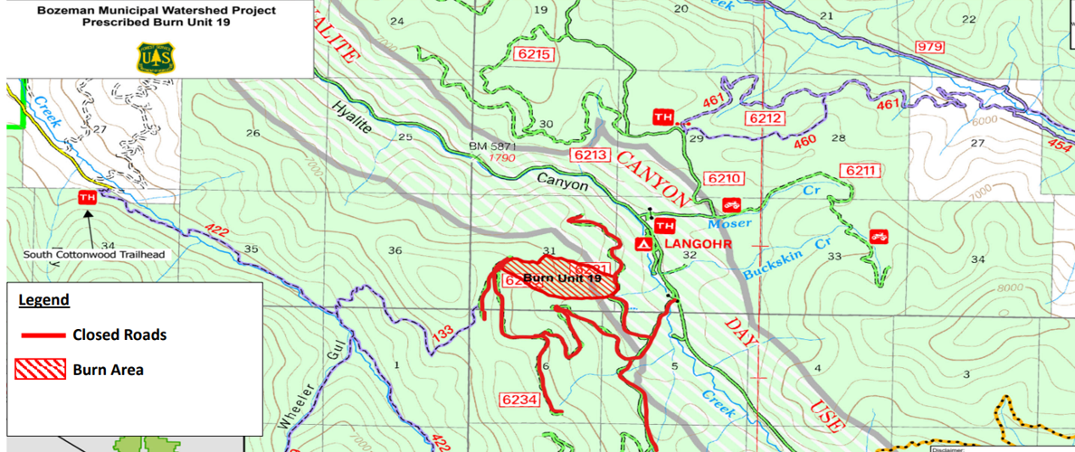 Hyalite Canyon prescribed burns scheduled for cooler weather | News ...