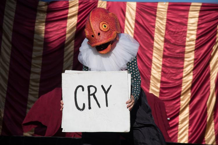 'Dreamy and mythological': String and Shadow performance takes giant ...