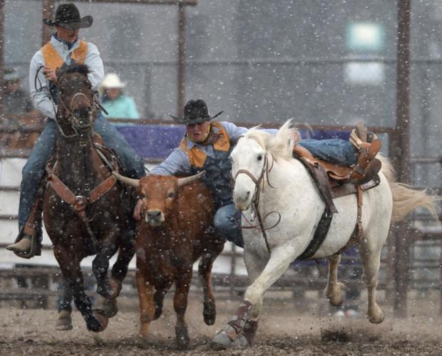 Snowy conditions hardly slow down Montana State's rodeo team during ...