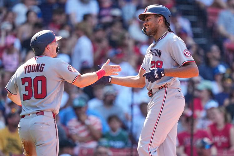 James Woods hits a 3-run homer as the Nationals beat the Red Sox 10-2 ...