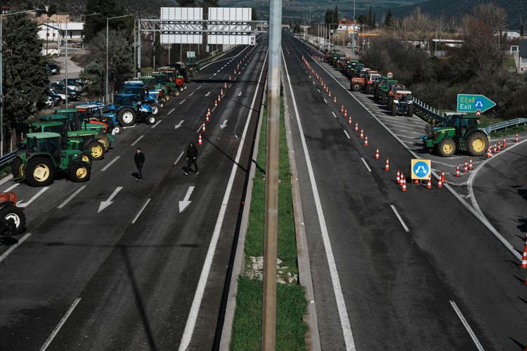 Farmers block highways across Greece in protest over rising costs and ...