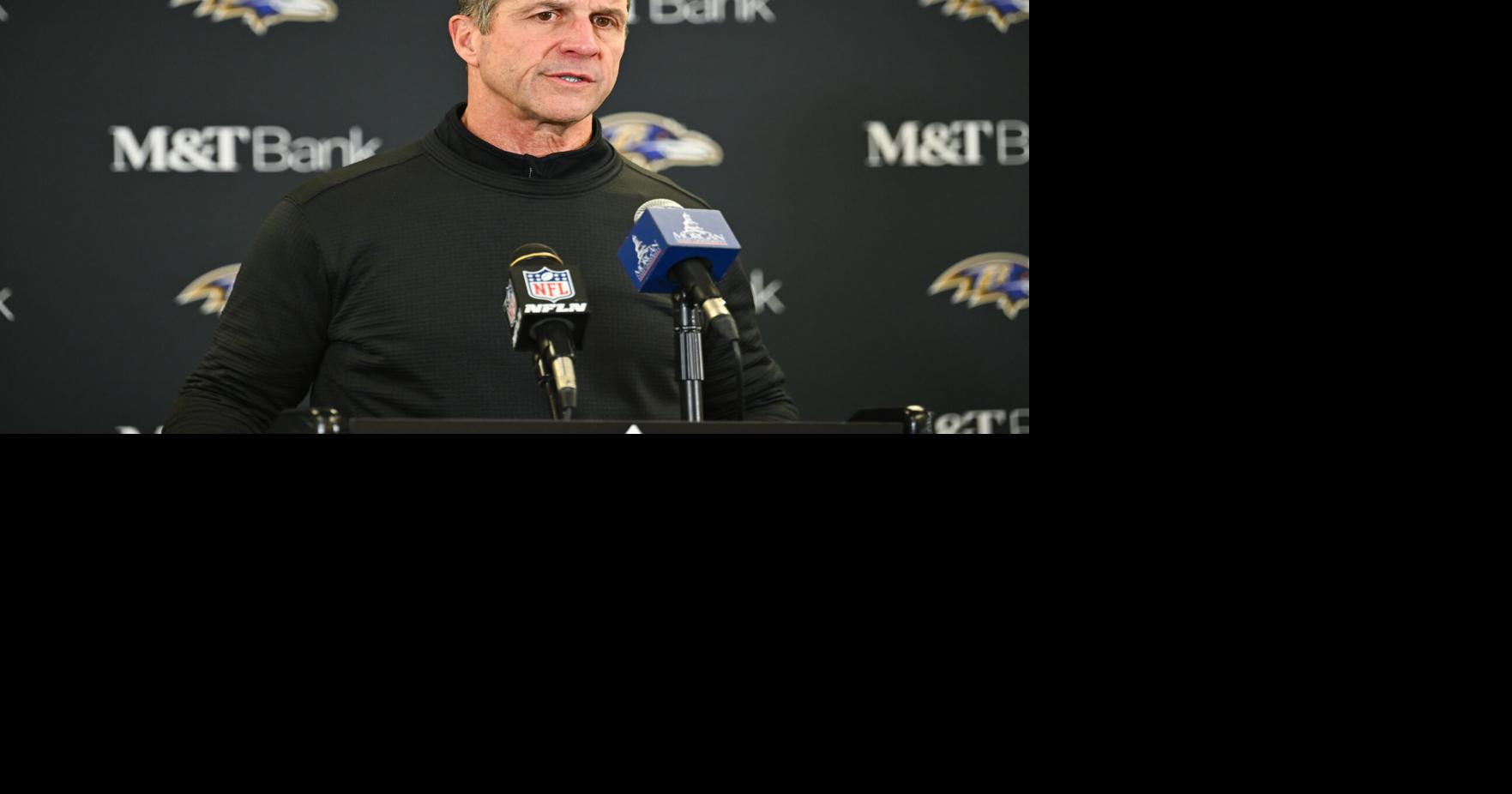 Falcons interview former Ravens coach John Harbaugh as they continue ...