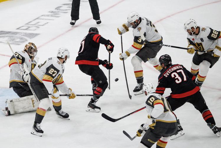 Rod Brind'Amour’s Hurricanes 60 minutes from a Cup, with Vegas still ...