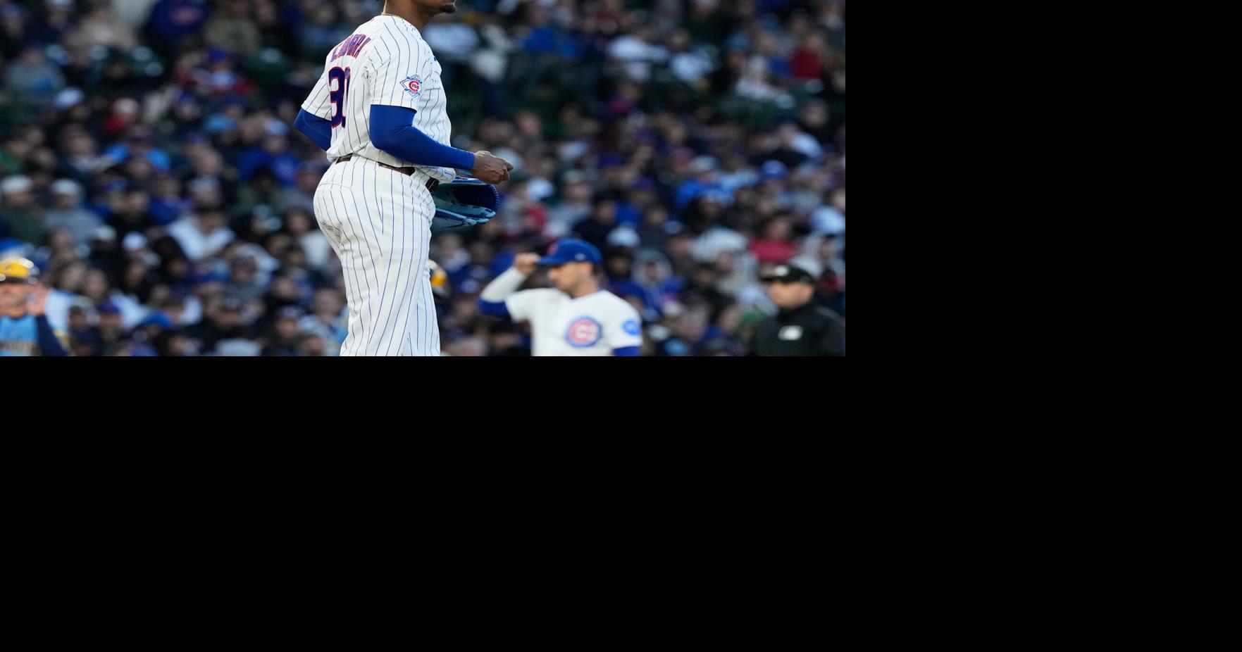 Cubs right-hander Edward Cabrera departs vs. Brewers with blister on ...