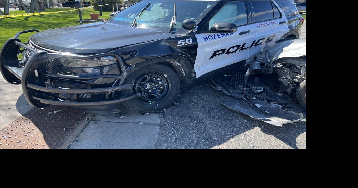 Bozeman man arrested after chase ends with collision with police car ...