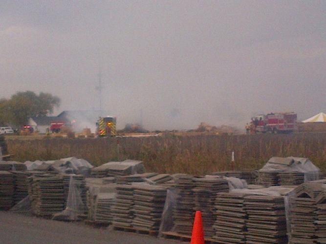 Straw Bale Maze Fire - Oct. 28, 2011 | City | bozemandailychronicle.com