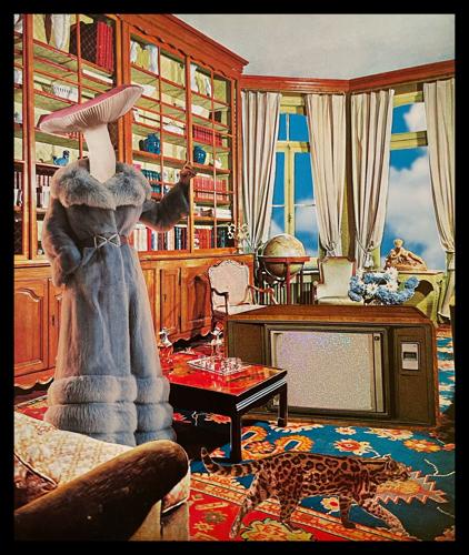 Whimsy and weirdness: Jacob Garvin creates fantasy worlds in collage ...