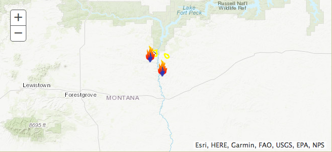Bridge Coulee fire north of Mosby grows past 32,000 acres | Blogs ...