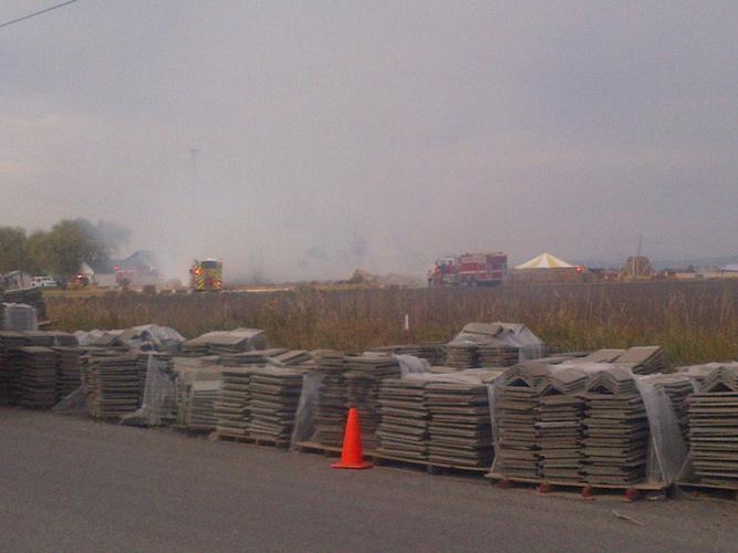 Straw Bale Maze Fire - Oct. 28, 2011 | City | bozemandailychronicle.com