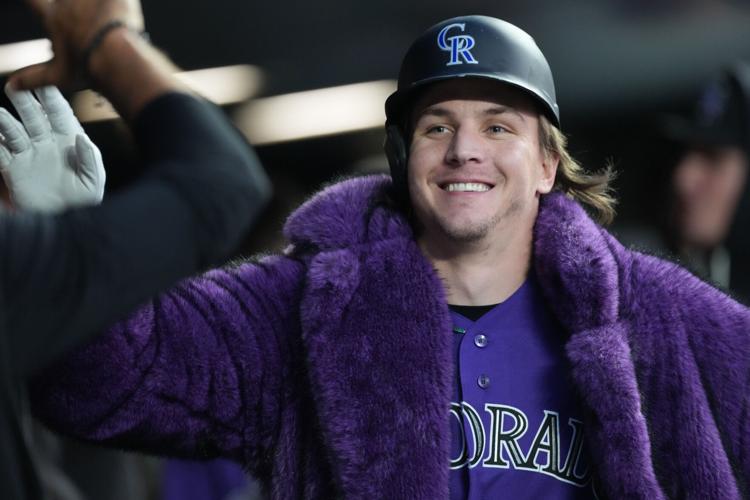 Jake McCarthy hits 2-run homer, drives in 4 runs in the Rockies' 8-3 ...